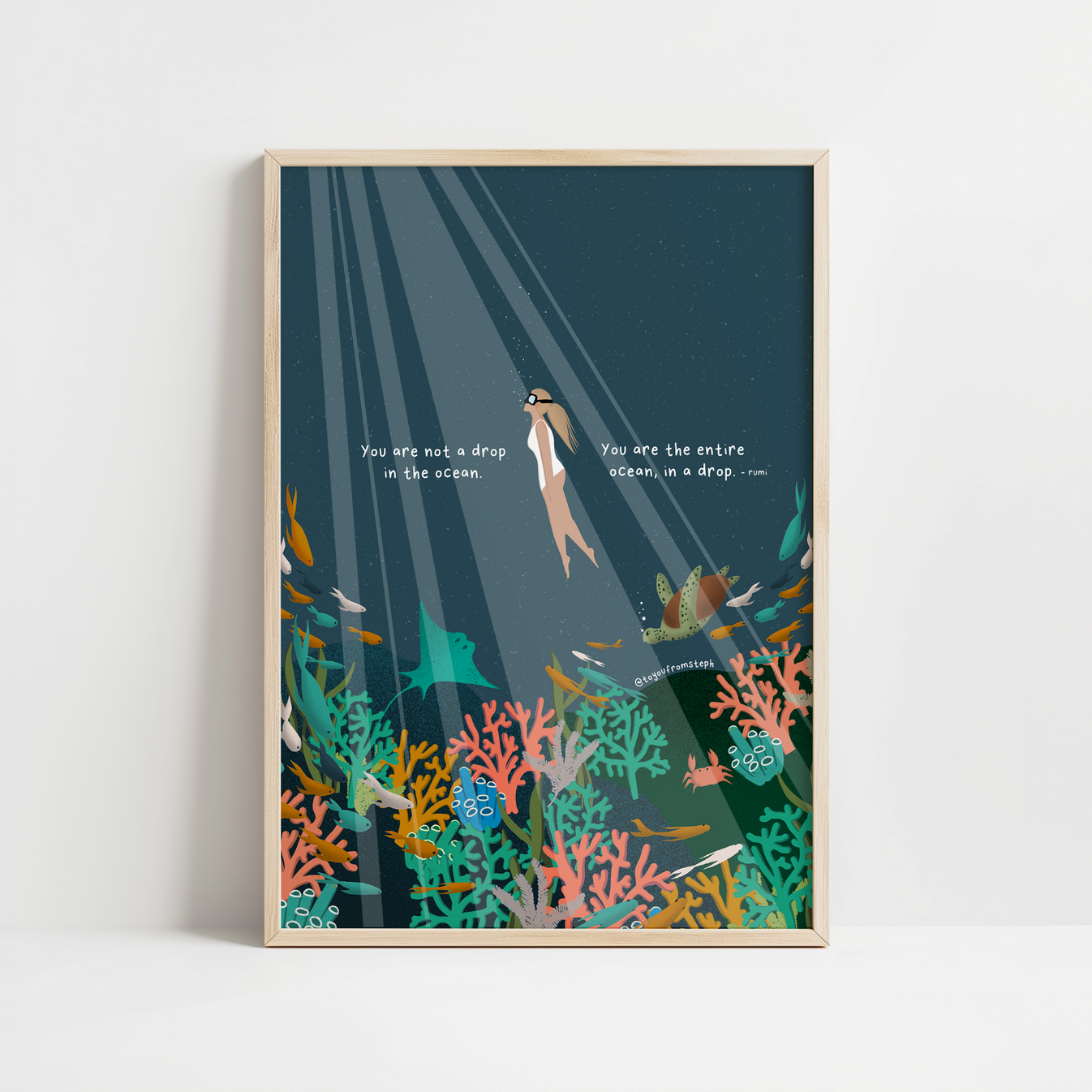 In a Drop - Art Print – To You From Steph