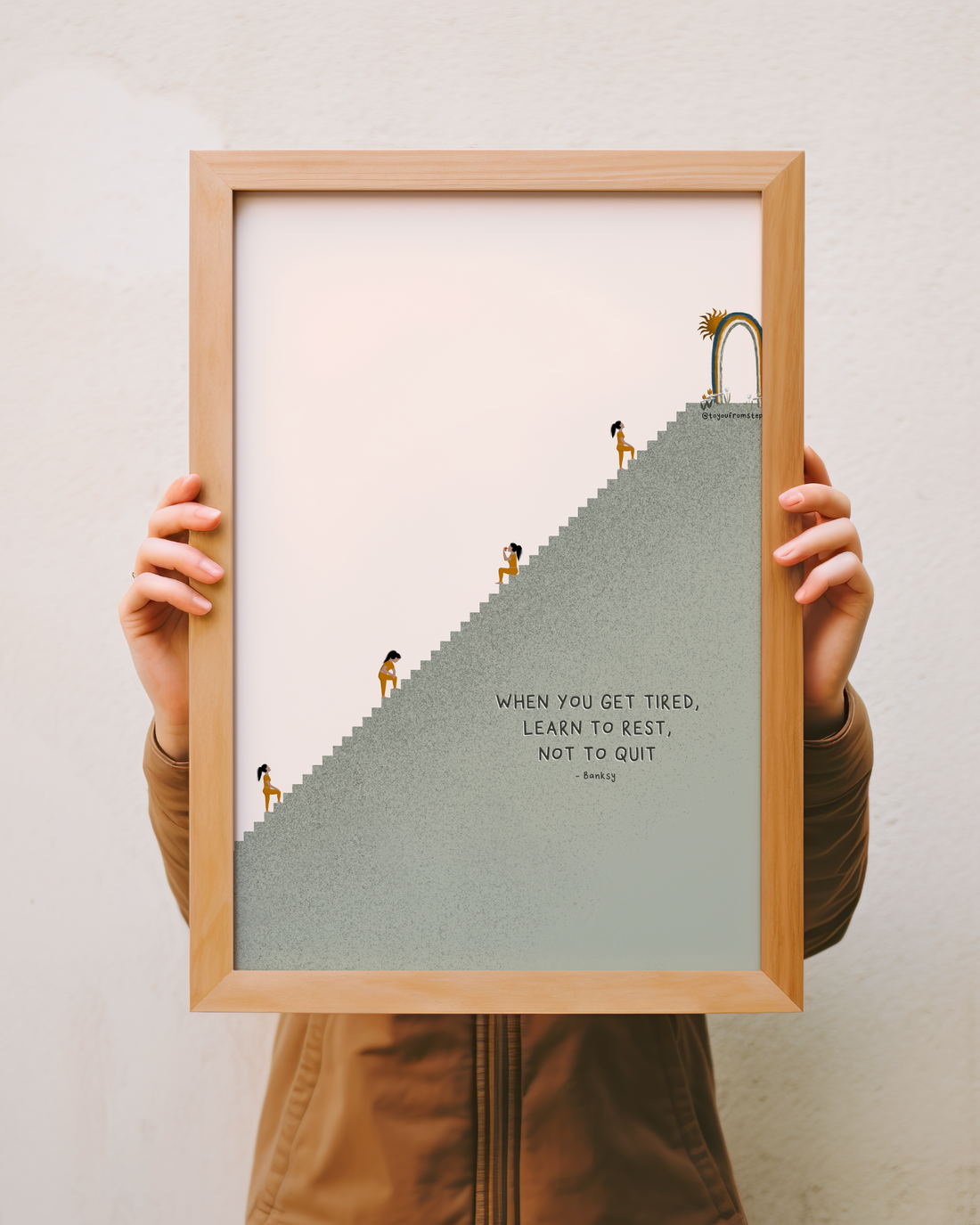 Learn to Rest - Art Print – To You From Steph