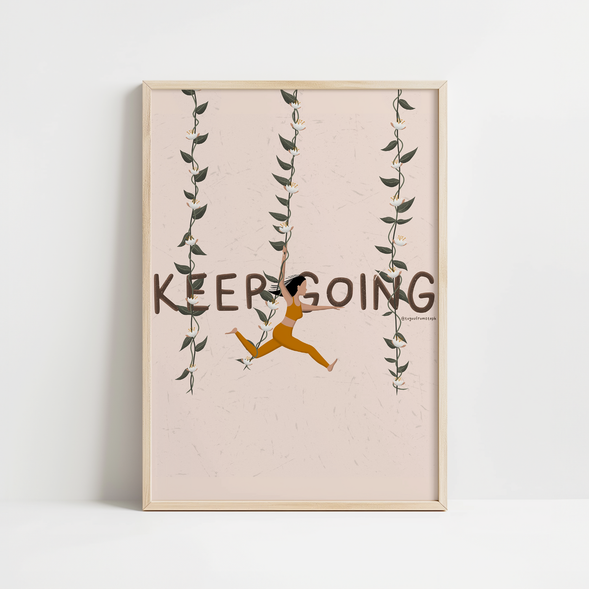 Keep Going - Art Print – To You From Steph