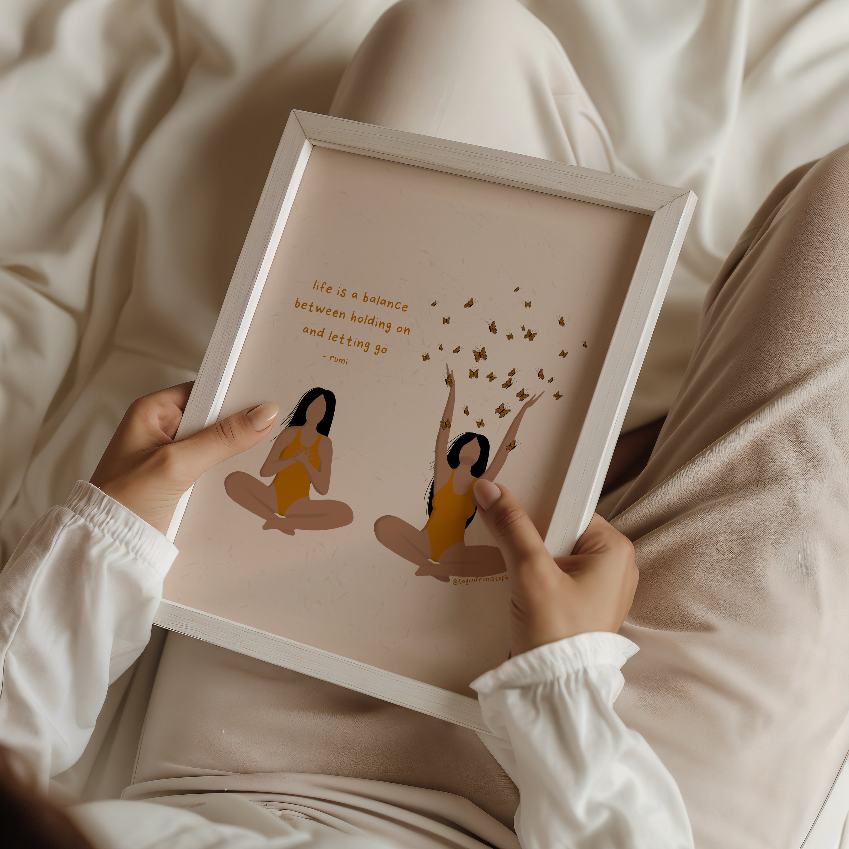 Letting Go - Art Print – To You From Steph