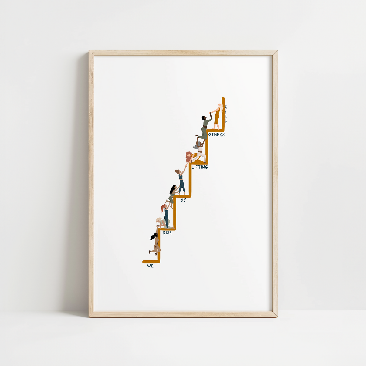 Lifting Others - Art Print – To You From Steph