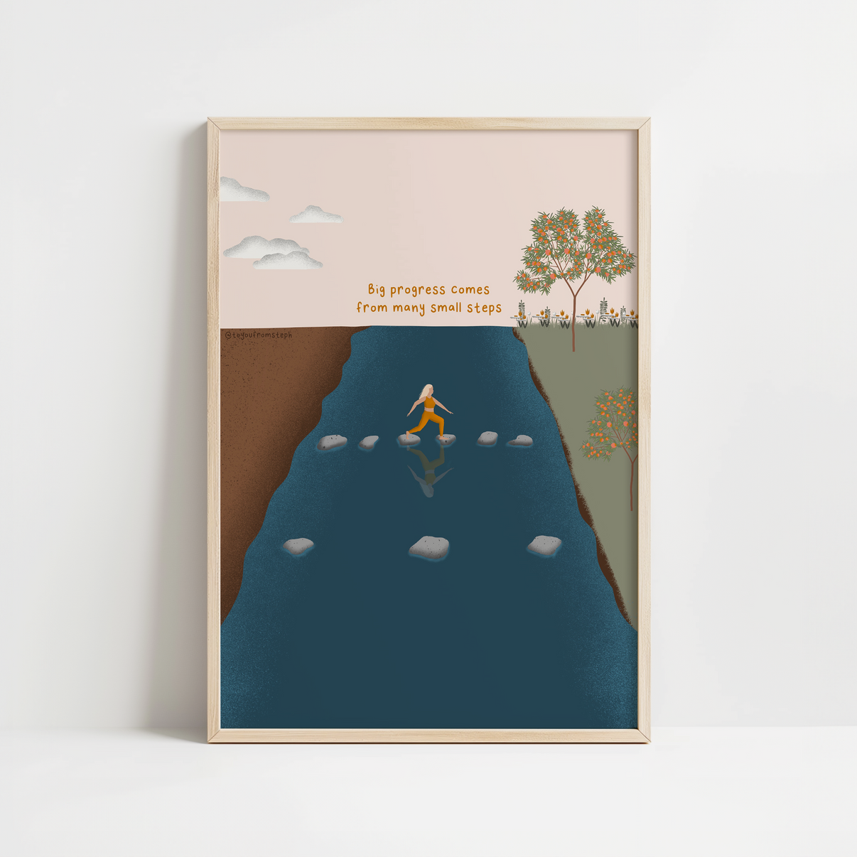 Many Small Steps - Art Print – To You From Steph
