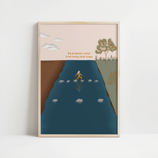 Many Small Steps - Art Print – To You From Steph
