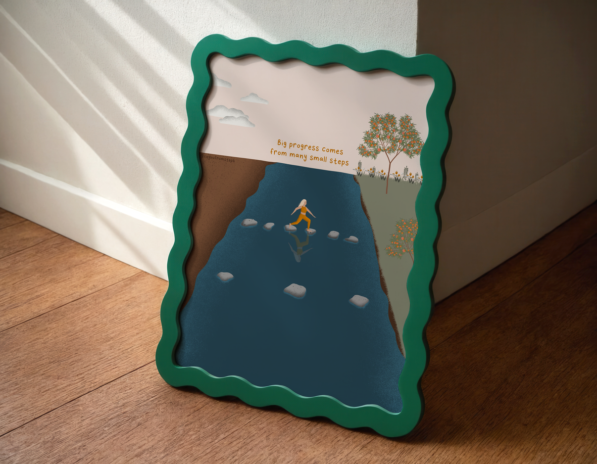 Many Small Steps - Art Print – To You From Steph