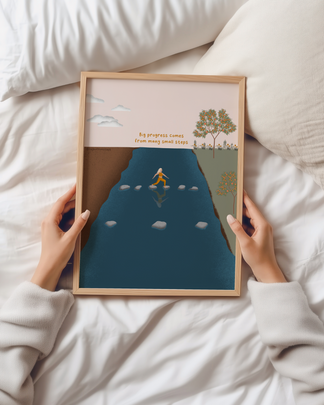 Many Small Steps - Art Print – To You From Steph