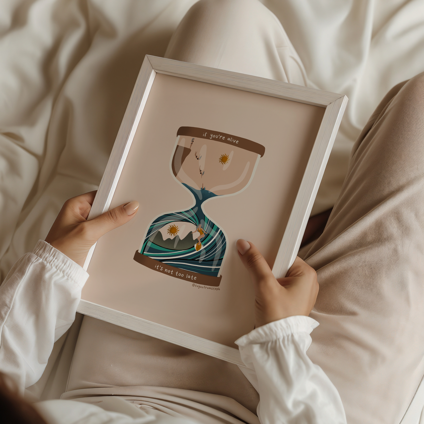 Not Too Late - Art Print – To You From Steph