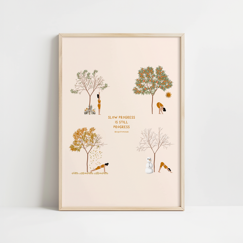 Slow Progress - Art Print – To You From Steph