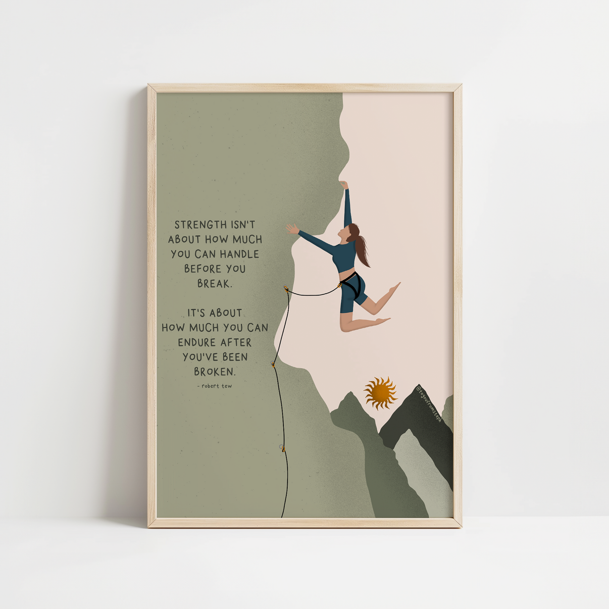 Strength - Art Print – To You From Steph