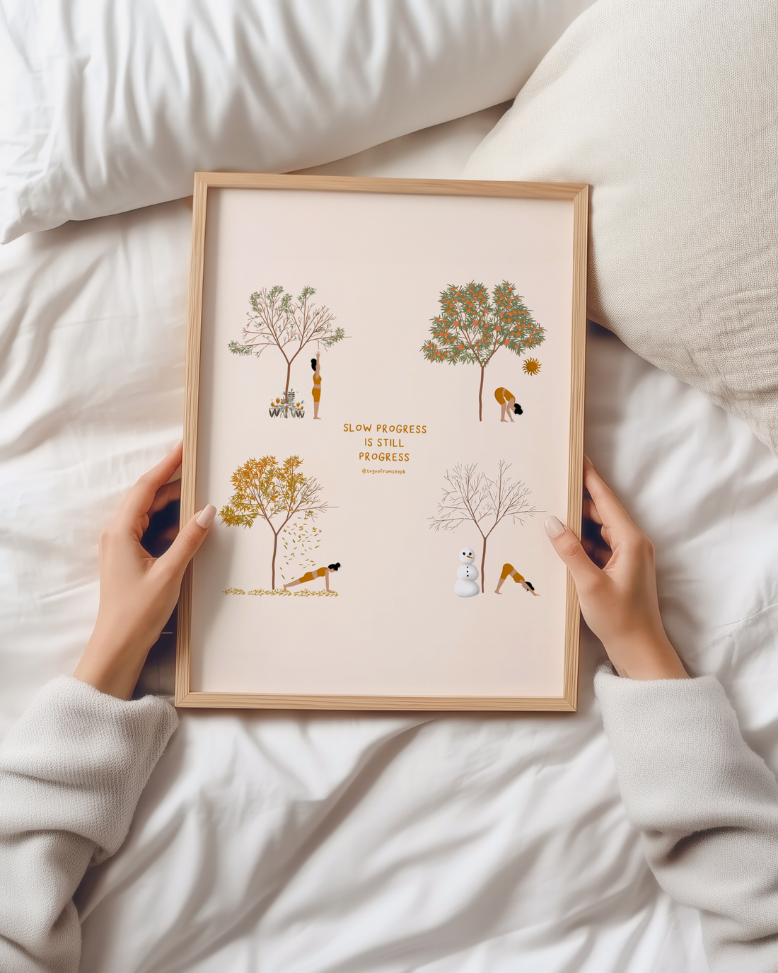 Slow Progress - Art Print – To You From Steph