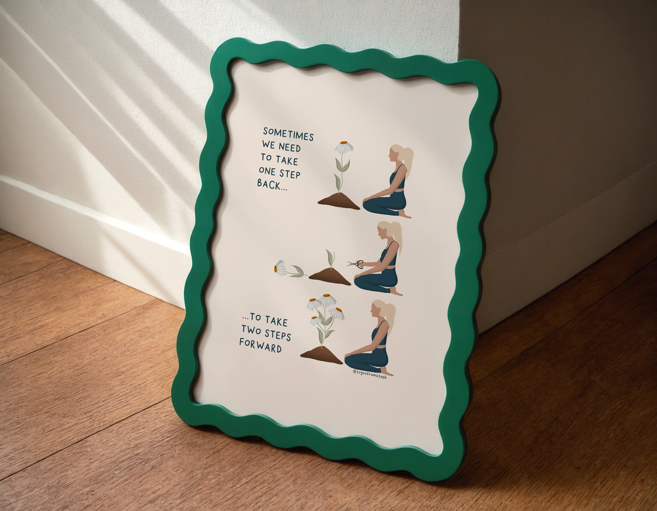 Two Steps Forward - Art Print – To You From Steph