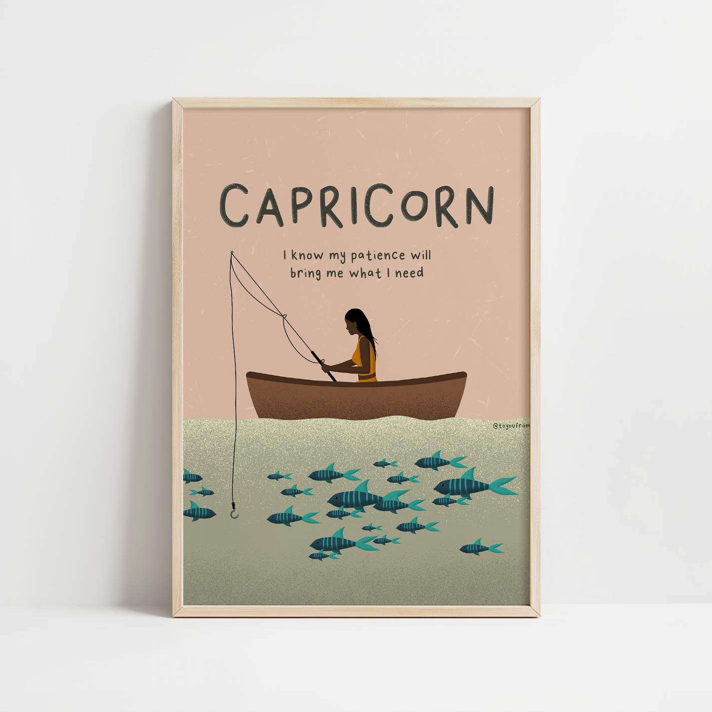 Capricorn - Art Print – To You From Steph
