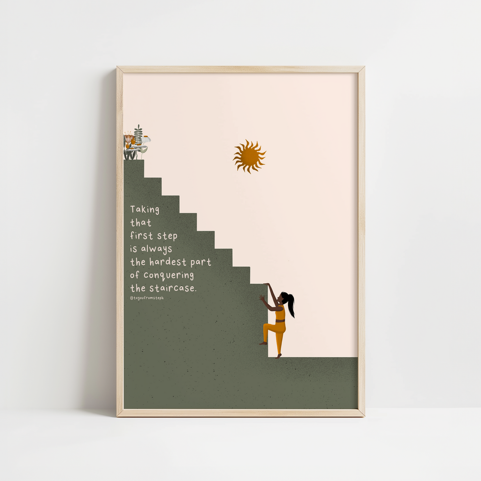 First Step - Art Print – To You From Steph