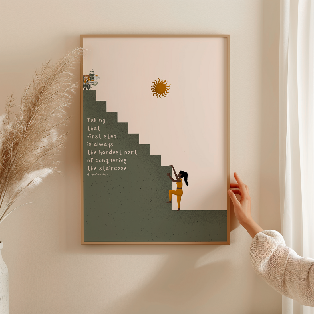 First Step - Art Print – To You From Steph