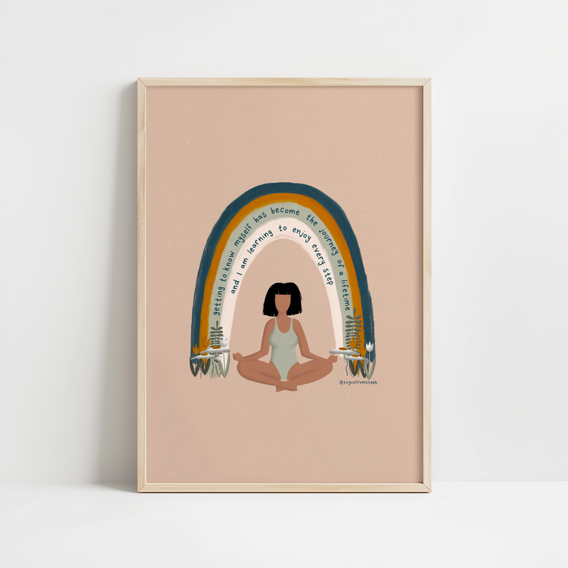 Getting to Know Myself - Art Print – To You From Steph