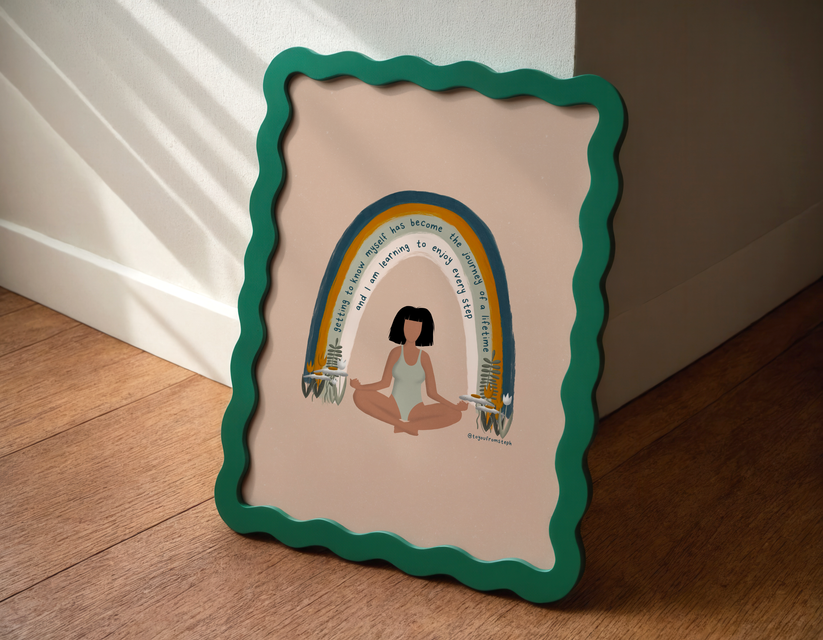 Getting to Know Myself - Art Print – To You From Steph