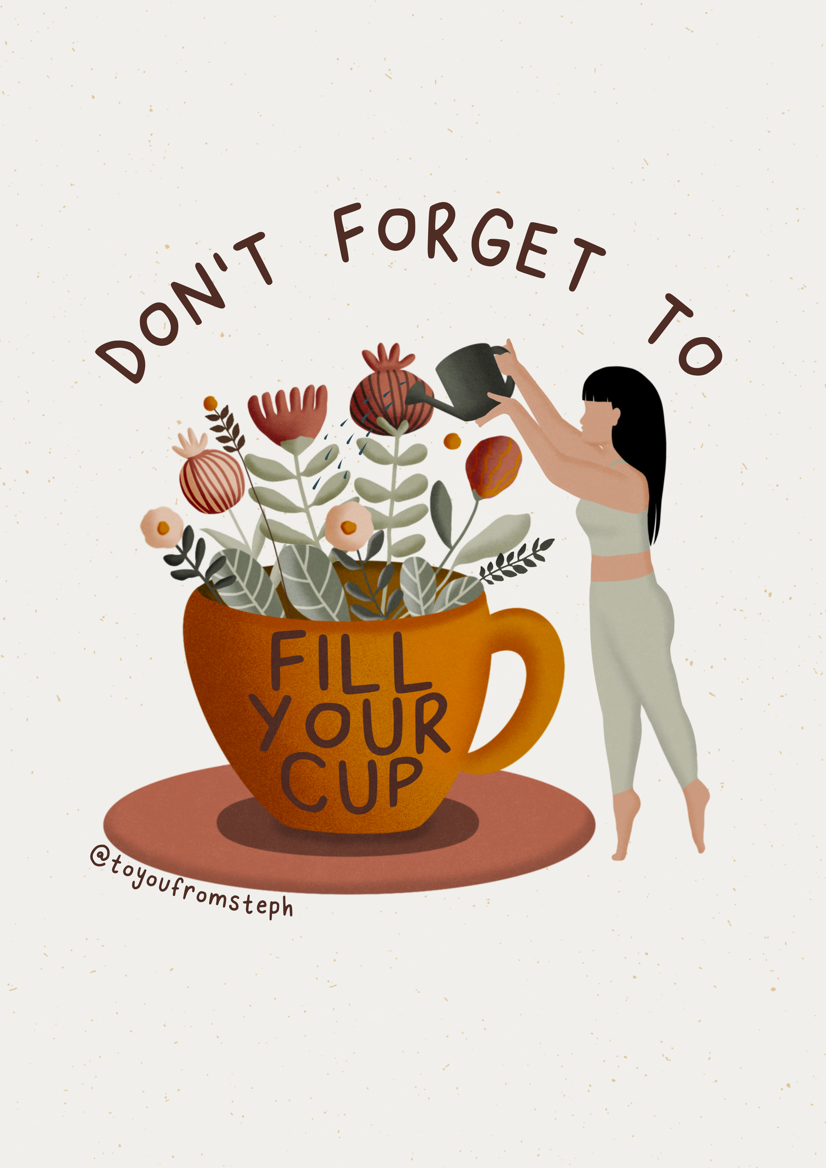 Fill Your Cup - Art Print – To You From Steph