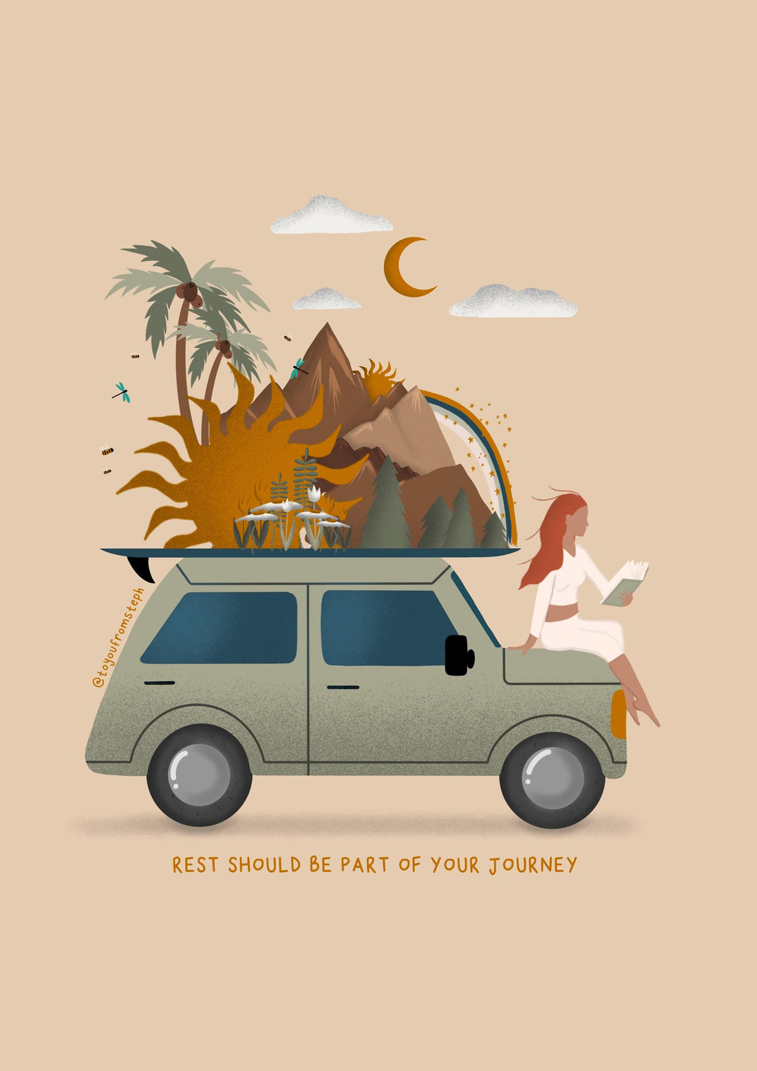 Rest - Art Print – To You From Steph