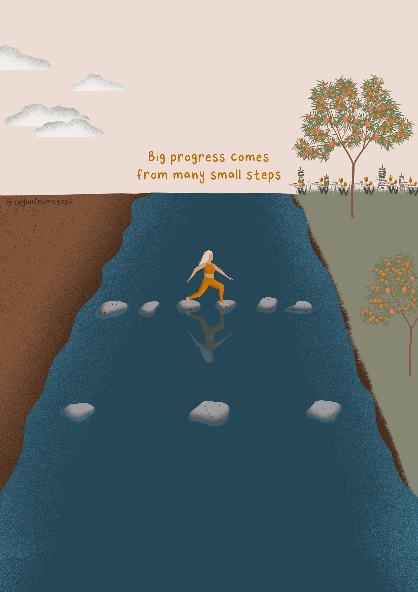Many Small Steps - Art Print – To You From Steph