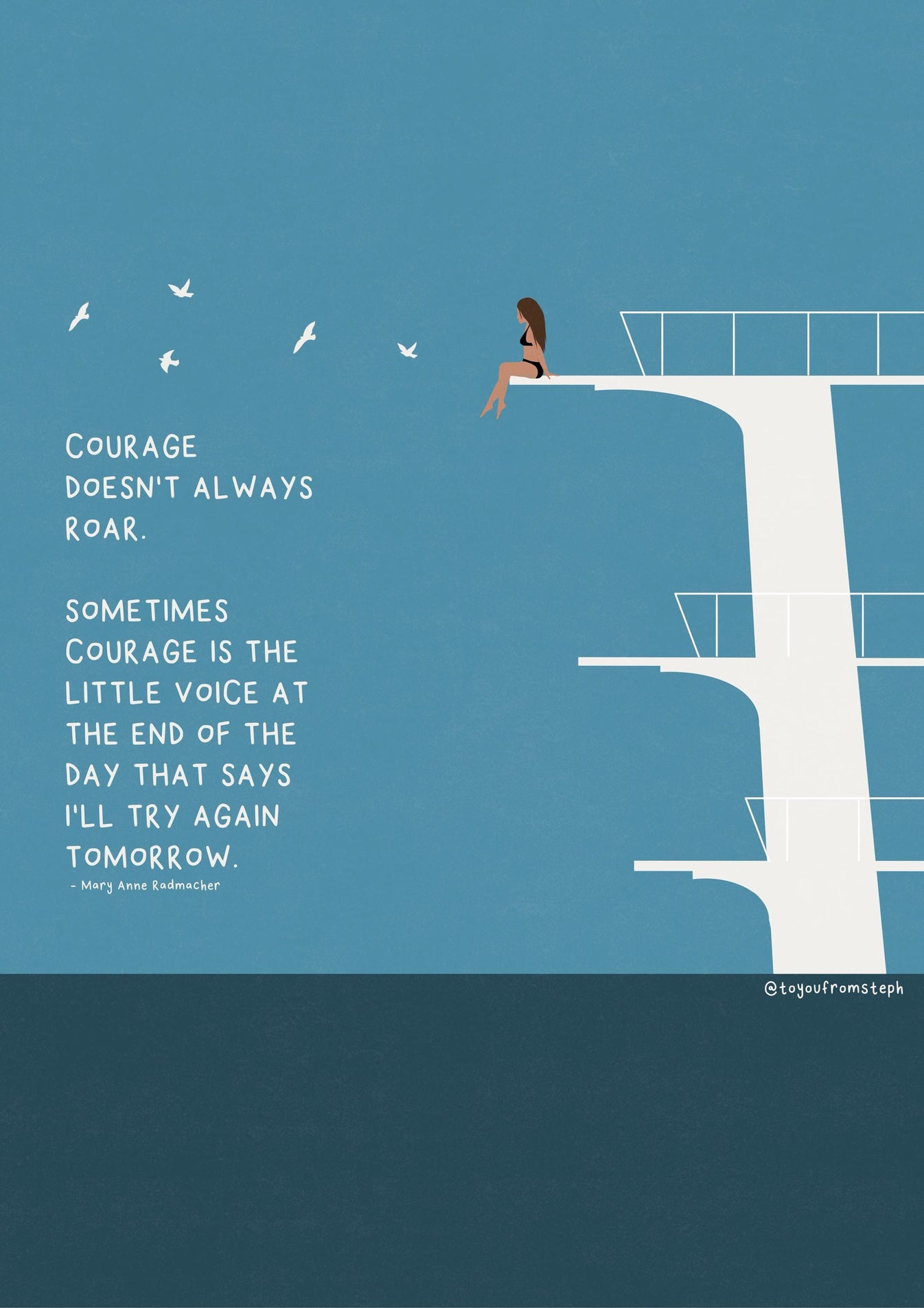 Courage - Art Print – To You From Steph