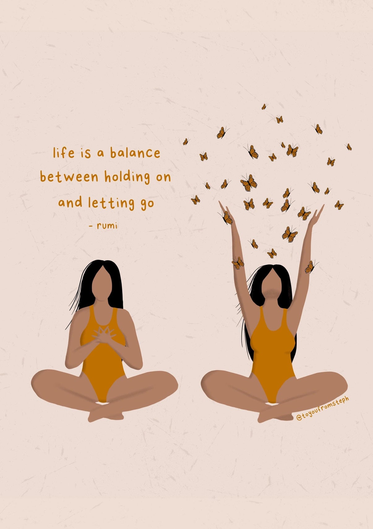 Letting Go - Art Print – To You From Steph