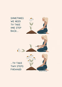 Two Steps Forward - Art Print – To You From Steph