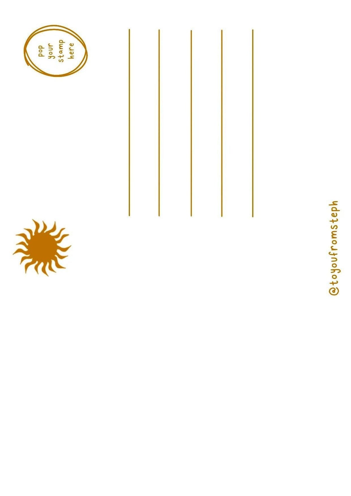 You Bundle - Pack of 5 Postcards – To You From Steph